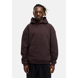 Hoodie DAILY COTTON "Daily Cotton Kapuzenpullover OVERSIZE HOODIE", Jungen, Gr. L, braun (chocolate braun), Obermaterial: 100% Baumwolle CO., Sweatshirts Hoodie
