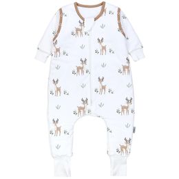 Babyschlafsack TUPTAM "Schlafsack mit F&uuml;&szlig;en Winterschlafsack mit Armen Beinen" Gr. 68, braun (rehe), Schlafs&auml;cke, Baby, L: 74cm, Obermaterial: 100% Baumwolle CO., L:74cm