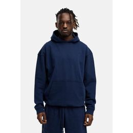 Hoodie DAILY COTTON "Daily Cotton Kapuzenpullover OVERSIZE HOODIE", Jungen, Gr. L, blau (navy washed), Obermaterial: 100% Baumwolle CO., Sweatshirts Hoodie