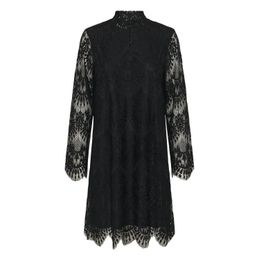 Midikleid Culture "Kleid CUazime", Damen, Gr. L, N-Gr, schwarz, Obermaterial: 70% Nylon NY. 30% Baumwolle CO., Kleider Midikleid
