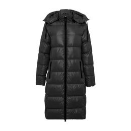 Cipo & Baxx Wintermantel CIPO & BAXX "Cipo & Baxx Steppmantel WM143", Damen, Gr. L, schwarz, Obermaterial: 100% Polyester PES. Futter: 100% Polyester PES., relaxed fit, Rundhals, M&auml;ntel Wintermantel, mit abnehmbarer Kapuze