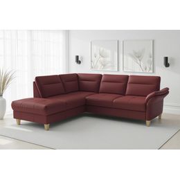 Sit & More Ecksofa SIT & MORE "Pamela", grau (merlot), B:218cm H:90cm T:212cm, Sofas, Ecksofa