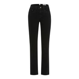 5-Pocket-Jeans Brax "Style CAROLA", Damen, Gr. 50, Normalgr&ouml;&szlig;en, schwarz, Denim/Jeans, 94% Baumwolle, 5% Elastomultiester, 1% Elasthan, Jeans 5-Pocket-Jeans