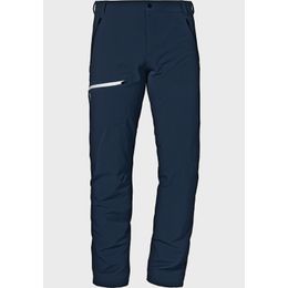 Sch&ouml;ffel Outdoorhose SCH&Ouml;FFEL "Pants Folkstone Warm M", Herren, Gr. 24, Normalgr&ouml;&szlig;en, blau (8820, blau), Oberstoff: 56% Nylon, 34% Polyester, 10% Elasthan, Hosen Outdoorhose