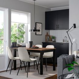 IKEA &Aring;LHULT / NORDMANSSK&Auml;R Tisch und 4 St&uuml;hle