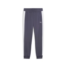 Trainingshose Puma "ESS T7 POLY PANTS", Damen, Gr. L, N-Gr, inky depths, Trikot, Obermaterial: 100% Polyester, unifarben, regular fit normal, Hosen Trainingshose, Regular Fit, sportlicher Stil, mit Eingrifftaschen