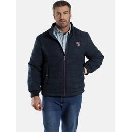 Steppjacke CHARLES COLBY "Steppjacke SIR LAWRENCE", Herren, Gr. 58, blau (dunkelblau), Obermaterial: 100% Polyester COOLMAX PES(Coolmax)., Jacken Steppjacke