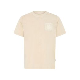 Rundhalsshirt Blend "Rundhalsshirt BHKayden", Jungen, Gr. M, beige (bleachedsand), Obermaterial: 100% Baumwolle CO., Shirts Rundhalsshirt
