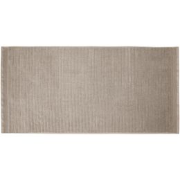 Strandtuch HECKETT & LANE "Heckettlane Strandtuch Prestige", taupe, B:90cm L:180cm, Frottee, Baumwolle, Handt&uuml;cher, Strandtuch aus hochwertige Baumwolle, 650gr/m&sup2;