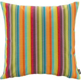 HOCK Dekokissen H.O.C.K. "Yucatan Outdoor Kissen", bunt (bunt, gestreift), B:50cm H:10cm L:50cm, Kunstfaser, Dekokissen_Sitzkissen_Kissenh&uuml;llen, mit bunten Streifen, Wendekissenh&uuml;lle mit F&uuml;llung, 1 St&uuml;ck