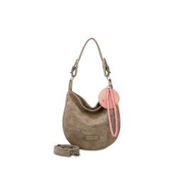 Schultertasche FRITZI AUS PREUSSEN "Fritzi Hobo", Damen, Gr. B/H/T: 10cm x 31cm x 33cm, braun, Lederimitat, unifarben, Taschen Schultertasche, mit abnehmbaren Schultergurt