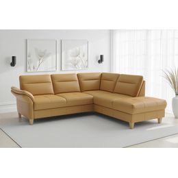 Sit & More Ecksofa SIT & MORE "Pamela", grau (curry), B:218cm H:90cm T:212cm, Sofas, Ecksofa