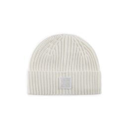 Strickm&uuml;tze Codello "Codello M&uuml;tze", Damen, wei&szlig;, Obermaterial: 70% Polyacryl PAN. 30% Wolle WO., M&uuml;tzen Strickm&uuml;tze, aus Rippenstrick
