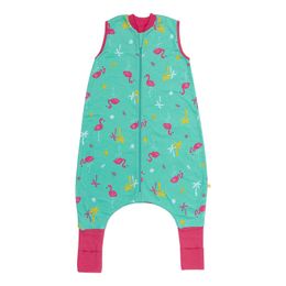 Babyschlafsack SCHLUMMERSACK "Schlafsack mit F&uuml;&szlig;en 1.0 Tog" Gr. 130, pink (flamingo), Schlafs&auml;cke, Baby, L: 130cm, Obermaterial: 100% Baumwolle CO(Bio)., L:130cm