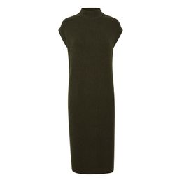 Midikleid B.YOUNG "Kleid BYNORA", Damen, Gr. L, N-Gr, braun (rosin melange), Obermaterial: 75% Polyacryl PAN. 22% Nylon NY. 3% Elasthan EL., Kleider Midikleid