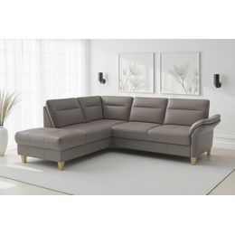 Sit & More Ecksofa SIT & MORE "Pamela", grau (delphine), B:218cm H:90cm T:212cm, Sofas, Ecksofa