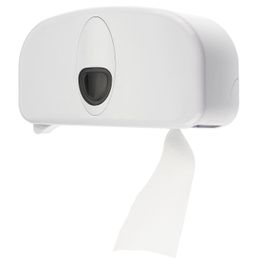 ich-zapfe Toilettenpapierhalter, Klopapierhalter, Toilettenpapierspender - PQ20Duo, f&uuml;r 2 Standard Rollen, Kunststoff