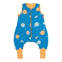 Babyschlafsack SCHLUMMERSACK "Schlafsack mit F&uuml;&szlig;en 1.0 Tog" Gr. 60, orange (space), Schlafs&auml;cke, Baby, L: 60cm, Obermaterial: 100% Baumwolle CO., L:60cm