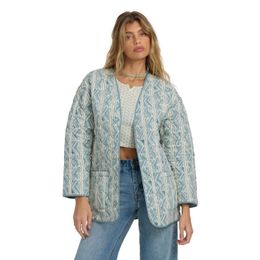 Bomberjacke Billabong "Day Dreamin", Damen, Gr. S, mineral blau, Obermaterial: 100% Viskose., Jacken Bomberjacke