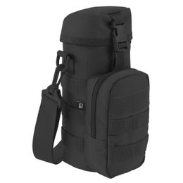 Schultertasche Brandit "Brandit Herren Big Bottle Holder", Herren, Gr. onesize, schwarz, Polyester, unifarben, Taschen Schultertasche