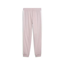Puma Damen Trainingshose "ESS T7 POLY PANTS", rosa, Gr. M, unifarben, Trikot, Obermaterial: 100% Polyester, Hosen, Regular Fit, sportlicher Stil, mit