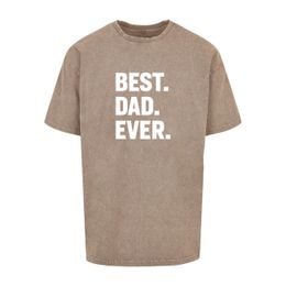 T-Shirt MERCHCODE "Merchcode Herren", Jungen, Gr. S, schwarzkhaki, 100% Baumwolle, bedruckt, oversize, Rundhals, Shirts T-Shirt