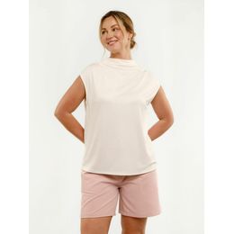 Funktionstop LIBERT&Eacute; ESSENTIEL "Libert&eacute; Essentiel Top WANDA", Damen, Gr. L, sanftes wei&szlig;, Obermaterial: 70% Viskose, 30% Polyester, Tops