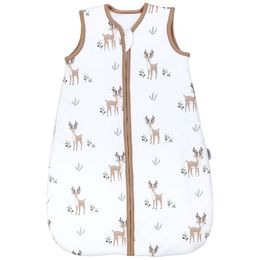 Babyschlafsack TUPTAM "Kugelschlafsack Baby Ganzjahres Schlafsack &Auml;rmellos Wattiert" Gr. 92, beige (rehe), Schlafs&auml;cke, Baby, L: 98cm, Obermaterial: 100% Baumwolle CO., L:98cm