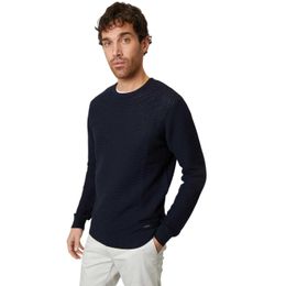Threadbare. Threadbare - "Yarra" Pullover f&uuml;r Herren, Strukturiert, Regul&auml;r (Marine)