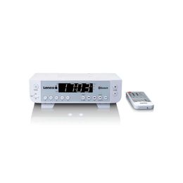 Lenco FM-K&uuml;chenradio mit Bluetooth&reg;, LED-Beleuchtung und Zeitschaltuhr Wei&szlig;