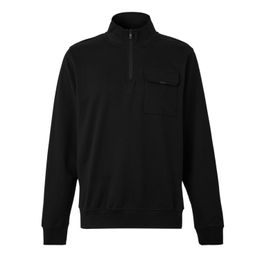 Luke - "Sepang" Oberteil f&uuml;r Herren/Damen Unisex, Weiter Stehkragen (Schwarz)