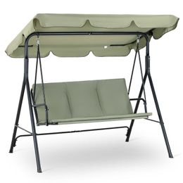 Strattore Hollywoodschaukel Gartenschaukel / Gartenliege 175 x 110 x 153 cm - Gr&uuml;n