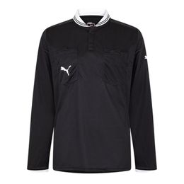 Puma - Schiedsrichter Hemd f&uuml;r Herren, Lang&auml;rmlig (Schwarz)