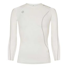 SKINS - Base Layer Oberteil f&uuml;r Herren, Kompression, Training (Wei&szlig;)