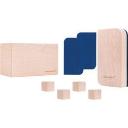 MAGNETOPLAN Whiteboard-Zubeh&ouml;rset Serie Wood, 8-teilig, FSC&reg;-Holz