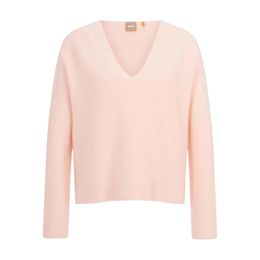 BOSS - Pullover Top f&uuml;r Damen, Baumwolle (Pink)