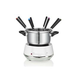 Melissa Elektrisches Fondue 2L 1200W Edelstahl / Wei&szlig;