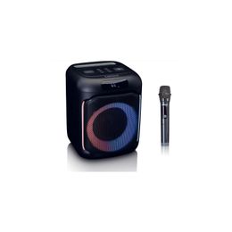 Lenco PA-101BK - Bluetooth&reg; Party-Lautsprecher mit LED-Lichteffekten - 100W RMS, USB, 14 Stunden Batterielaufzeit - Schwarz