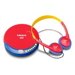 Vorverkauf: Lenco CD-021KIDS Portabler Kids CD-Player mit Ladefunktion und Akku