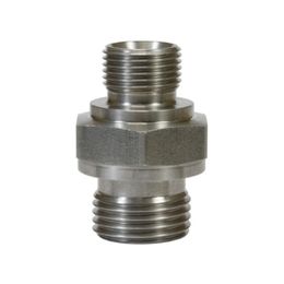 Mersch Doppelnippel reduziert - Au&szlig;engewinde - Edelstahl , 3 / 4 ", 1 "