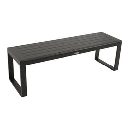 DEGAMO Hockerbank RIVA 3-sitzer, Aluminium anthrazit
