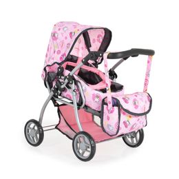 Moni Kitty Kombi Puppenwagen 9672, Softtragetasche, Umh&auml;ngetasche, zusammenklappbar