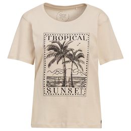 Gina Damen T-Shirt mit verziertem Print