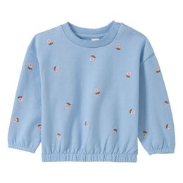 Topomini Baby Sweatshirt mit Blumen-Stickerei