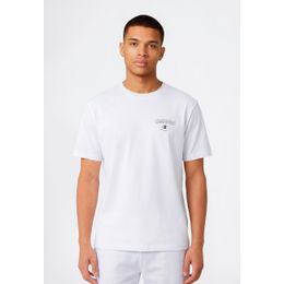 T-Shirt Champion "Graphic Tee", Jungen, Gr. L, wei&szlig; (wht), Obermaterial: 100% Baumwolle, normal, Rundhals, Shirts T-Shirt, sportlicher Stil, Kurzarm, f&uuml;r sportliche Aktivit&auml;ten und Freizeit