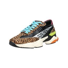 Sneaker Steve Madden "Steve Madden Sneaker Veloursleder/Synthetik", Damen, Gr. 37, leopard, Synthetik, Veloursleder, Schuhe Sneaker