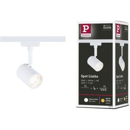 Paulmann Schienensystem-Leuchten "URail LED Schienenspot Limba 340lm 4W 3000K 230V Signalwei&szlig;", wei&szlig;, H: 15cm, 1 Stk., Leuchten