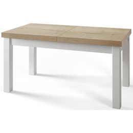 RECHTECKIGER Esstisch Ausziehbar &ndash; Moderner Wohnzimmertisch K&uuml;chentisch und Esszimmertisch &ndash; Tisch mit Holzbeinen, Ma&szlig;en von 170 &ndash; 250 cm &ndash; Halifax