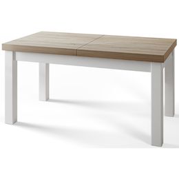 RECHTECKIGER Esstisch Ausziehbar &ndash; Moderner Wohnzimmertisch K&uuml;chentisch und Esszimmertisch &ndash; Tisch mit Holzbeinen, Ma&szlig;en von 170 &ndash; 250 cm &ndash; Sonoma