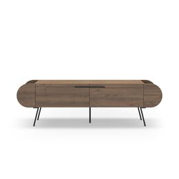 TV-M&Ouml;BEL 2 T&uuml;ren mit Metallf&uuml;&szlig;en B194,5 cm - SALUSO